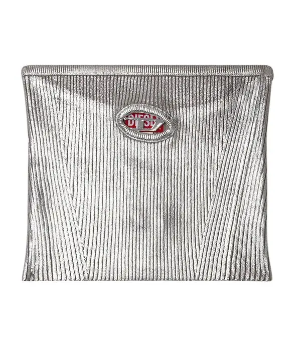 DIESEL® Strapless Cropped Top With Logo Detail - White