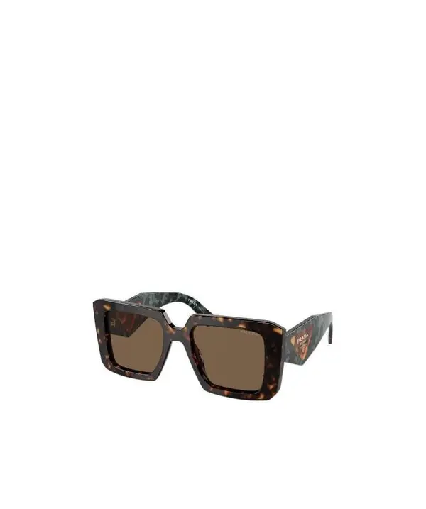 Prada Square Frame Sunglasses - Brown