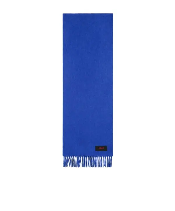 Celine Scarf In Cashmere - Sapphire Blue