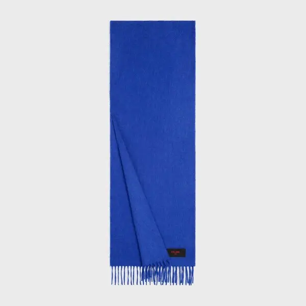 Celine Scarf In Cashmere - Sapphire Blue