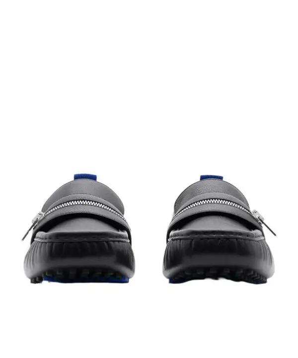 Burberry Zip Detailed Slip-on Loafers