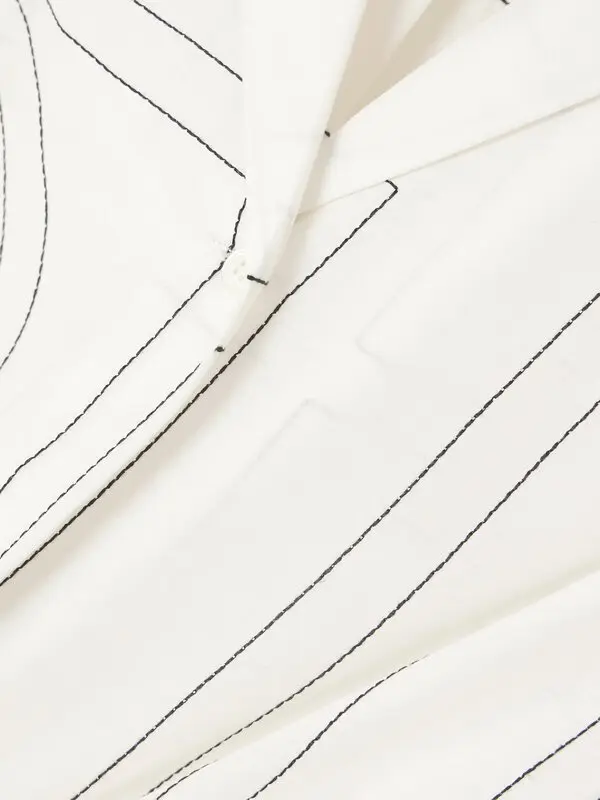 TOTEME Monogram Print Pyjama Top