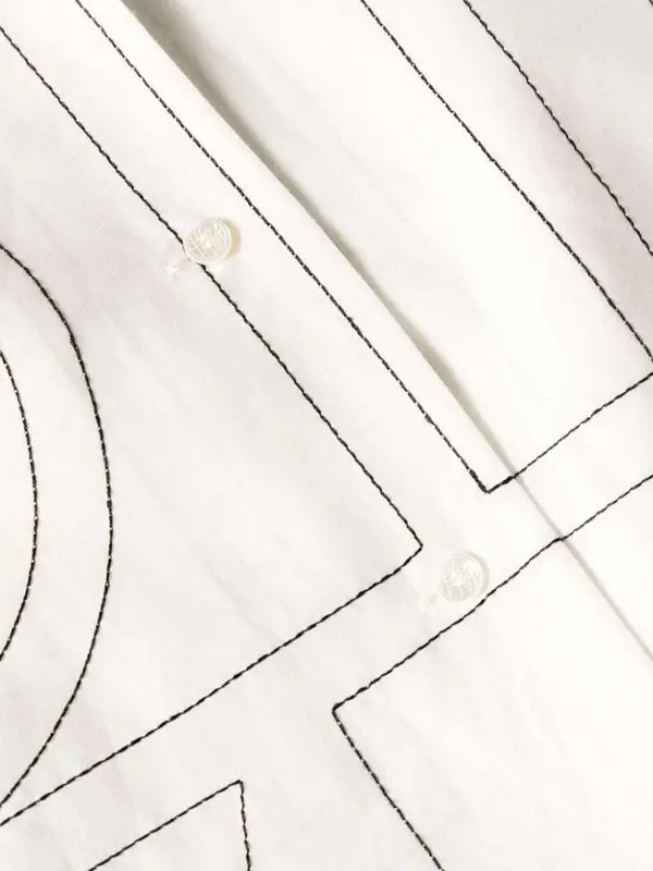 TOTEME Monogram Print Pyjama Top