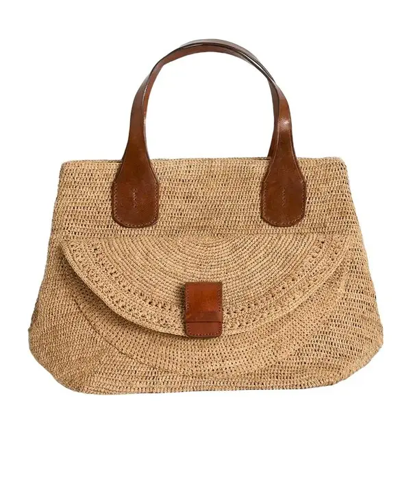 IBELIV Laza Ii Woven Tote Bag - Tea