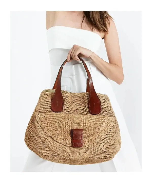 IBELIV Laza Ii Woven Tote Bag - Tea