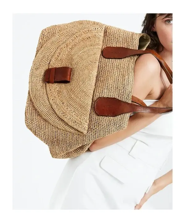 IBELIV Laza Ii Woven Tote Bag - Tea