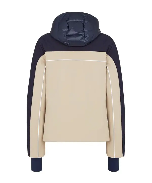 Fendi Color Blocked Tech Fabric Jacket With Logo