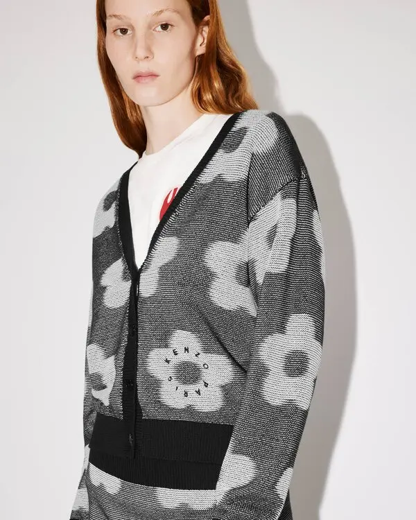 Kenzo Flower Spot Jacquard Cardigan