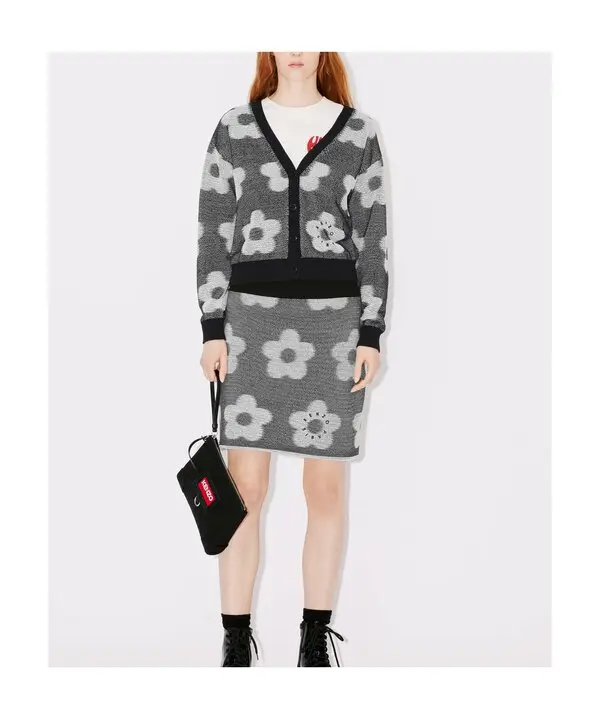 Kenzo Flower Spot Jacquard Cardigan