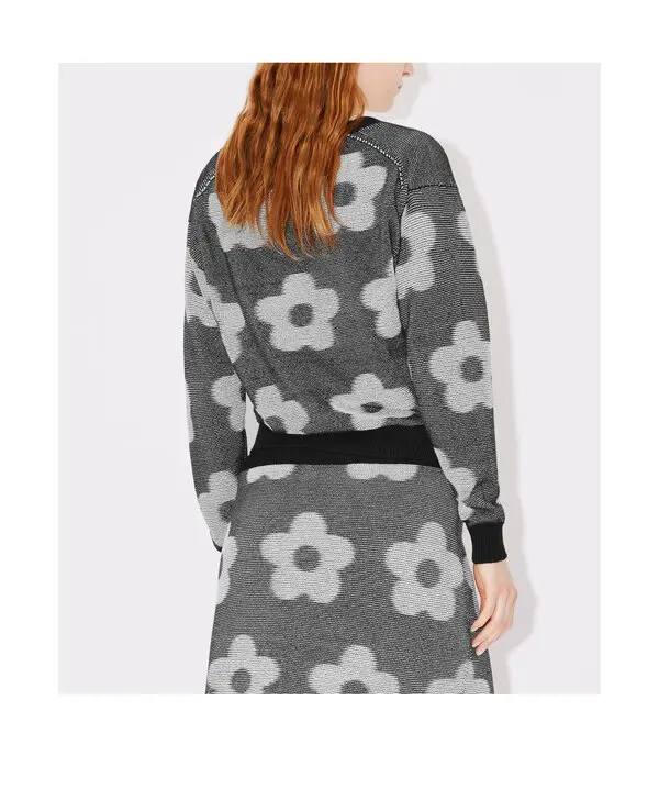 Kenzo Flower Spot Jacquard Cardigan