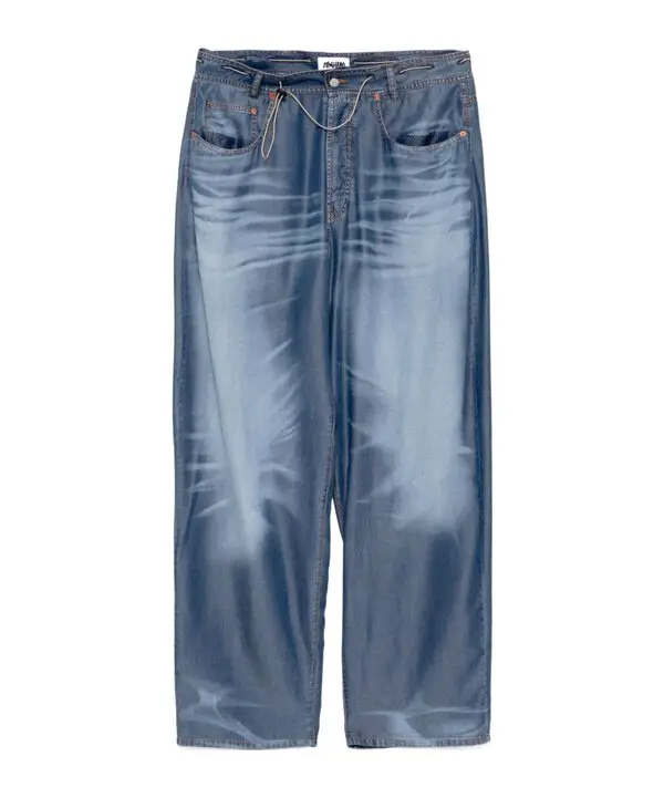 MAGLIANO Paneled Drawstring Loose Fit Trousers - Blue