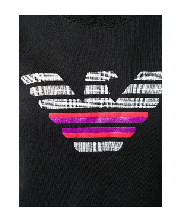 Emporio Armani Logo Printed Crewneck Sweater