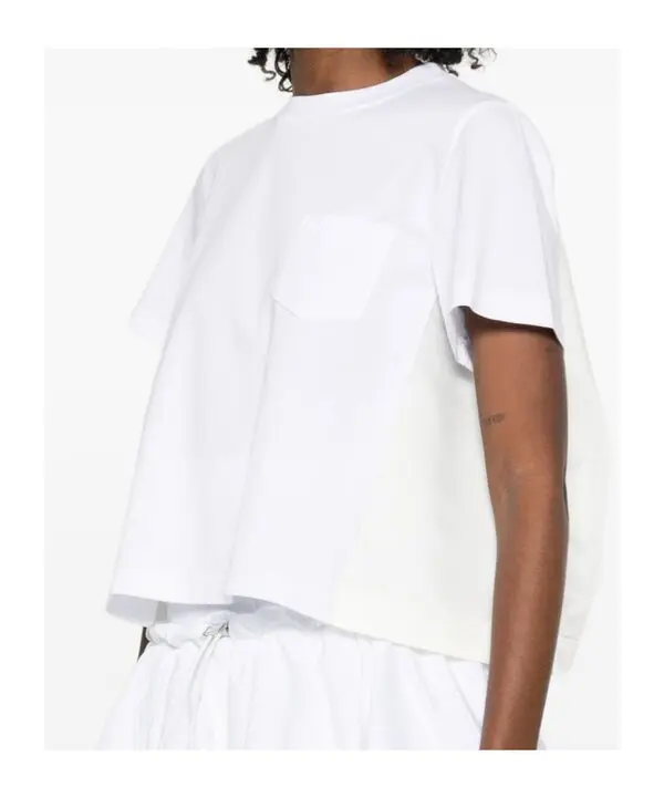 Sacai Chest Pocket T-shirt - White