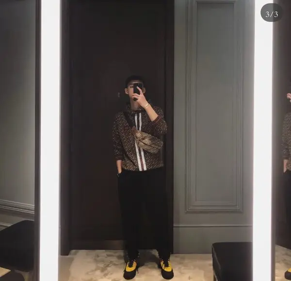 Burberry Striped Monogram-print Hoodie