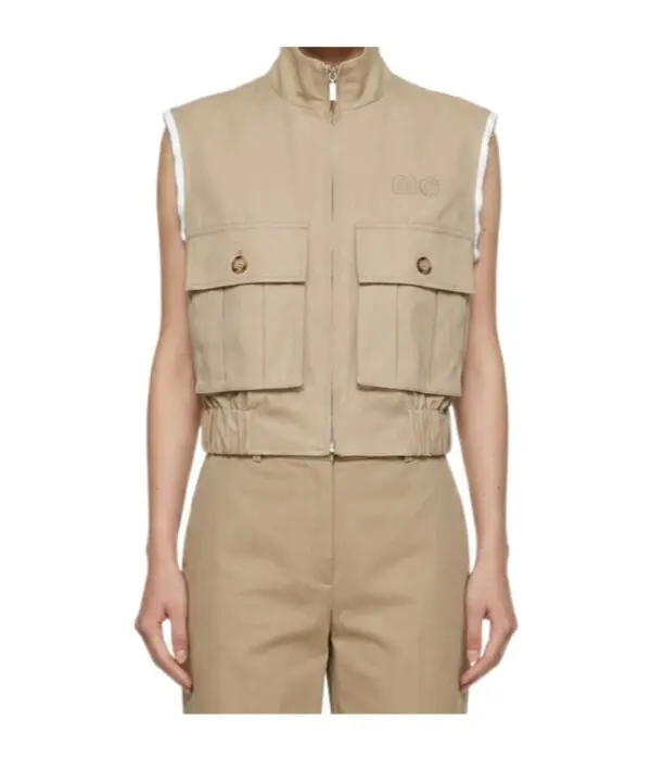 Marissa Chiara Sleeveless Zip-up Vest