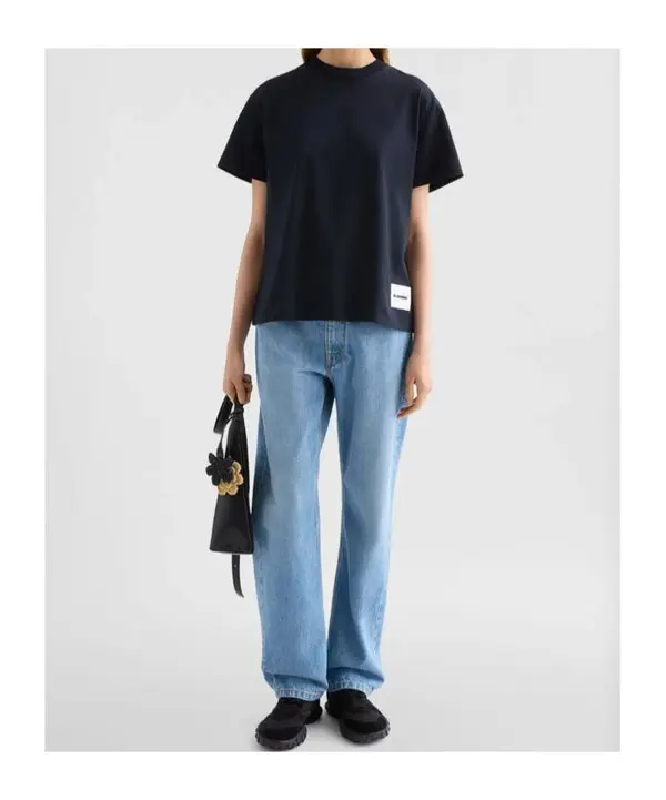JIL SANDER Pack Of Three Crewneck T-shirts - Black