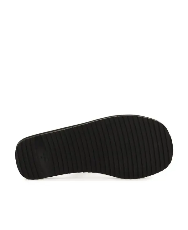 THE ROW City Slip-on Flip Flops - Black