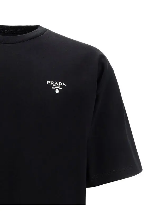 Prada Jersey And Re-nylon T-shirt