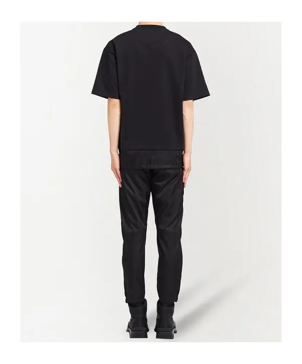 Prada Jersey And Re-nylon T-shirt