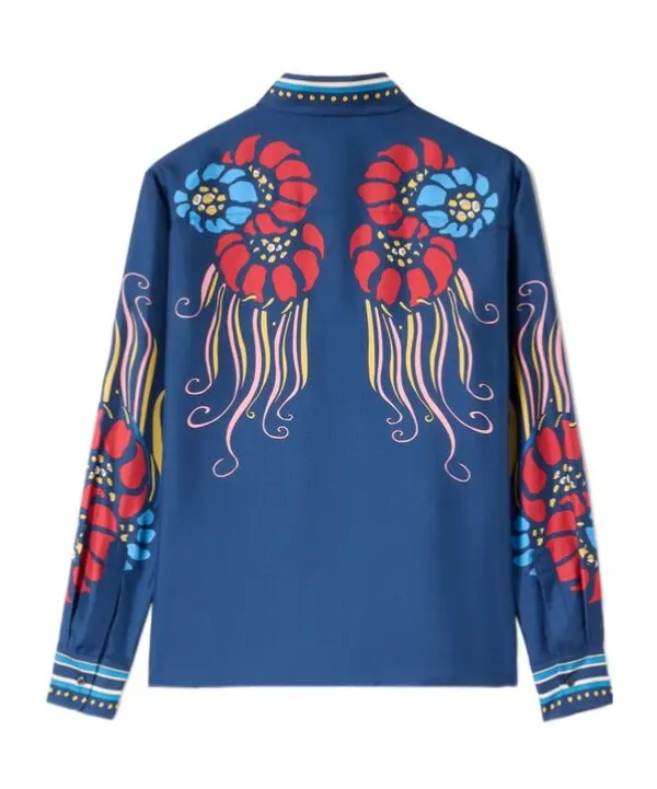 La DoubleJ Printed Silk Shirt