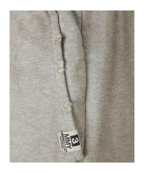 Mihara Yasuhiro Drawstring Distressed Track Pants - Grey