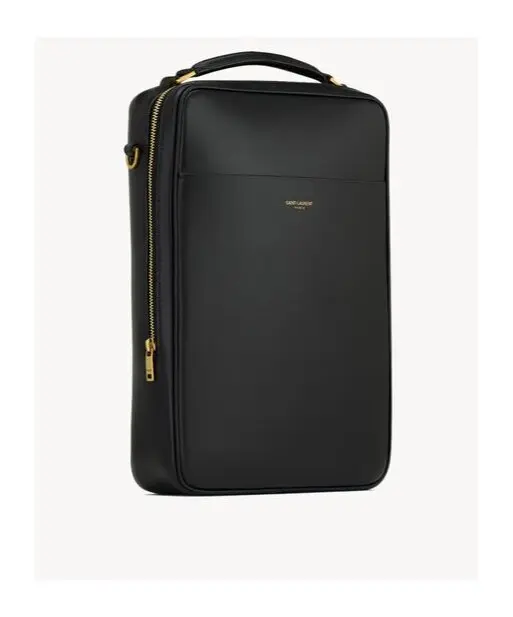 Saint Laurent Small Case In Smooth Leather