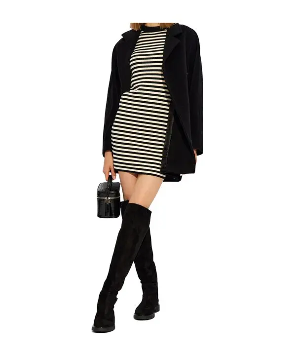 Max Mara Rebus Double-breasted Coat - Black