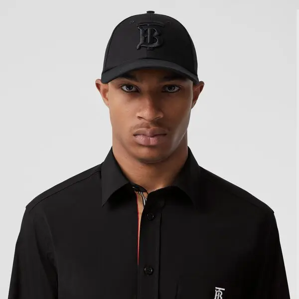 Burberry Logo Embroidered Long-sleeved Shirt
