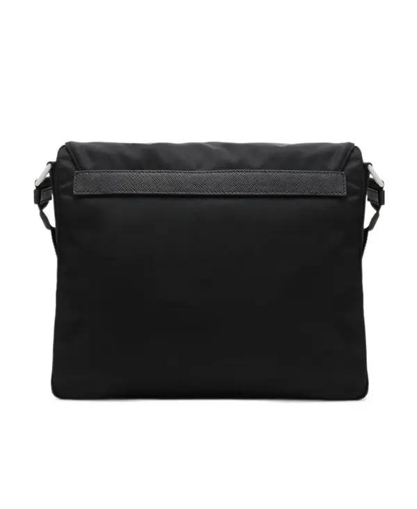 Prada Logo Crossbody Bag - Black