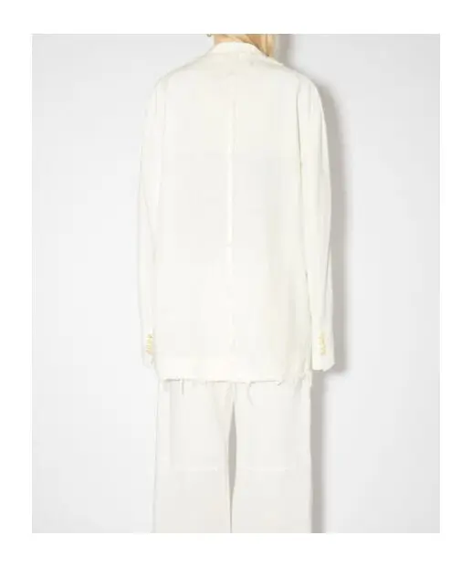 Acne Studios Single-breasted Blazer With Notched Lapel