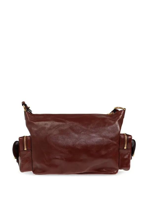 Chloé Medium Camera Handbag With Buckle Detail - Red