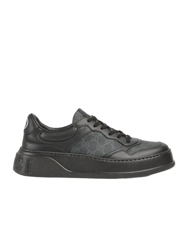 Gucci Gg Low-top Sneakers - Black