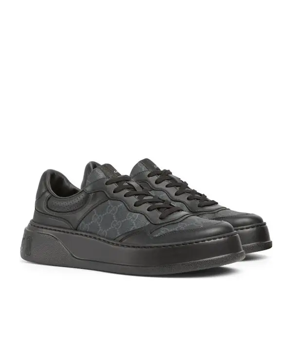 Gucci Gg Low-top Sneakers - Black