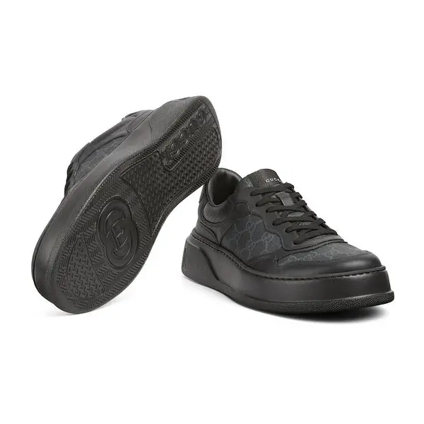 Gucci Gg Low-top Sneakers - Black