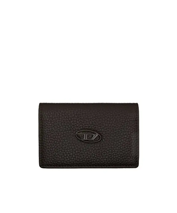 DIESEL® Logo-plaque Cardholder - Brown