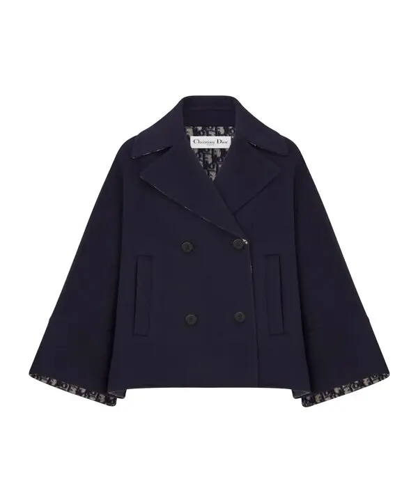 Dior Double-breasted Wool Coat - No