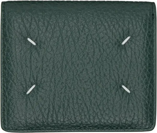 MAISON MARGIELA Four Stitches Wallet - Green