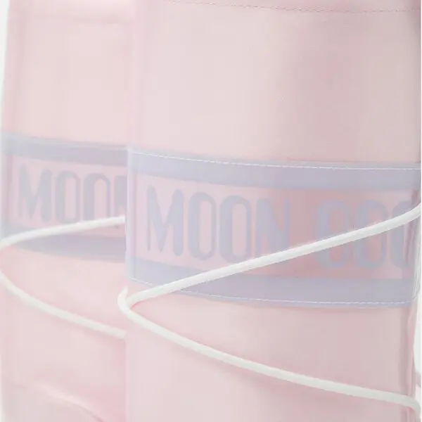Moon Boot Icon Logo-print Lace-up Boots - Pink