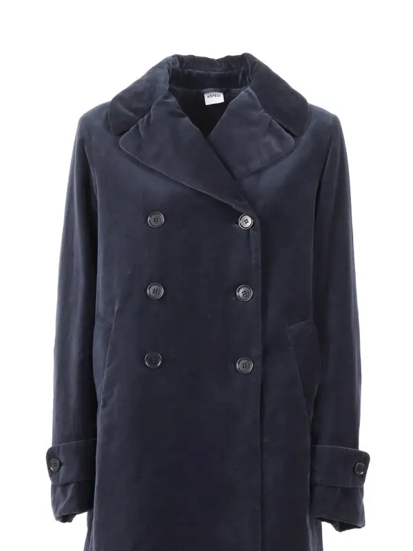 Aspesi Double-breasted Tailored Coat