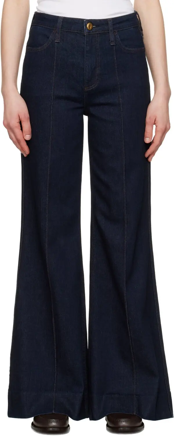 RAG  BONE Rag & Bone Wide Skylar High-rise Jeans