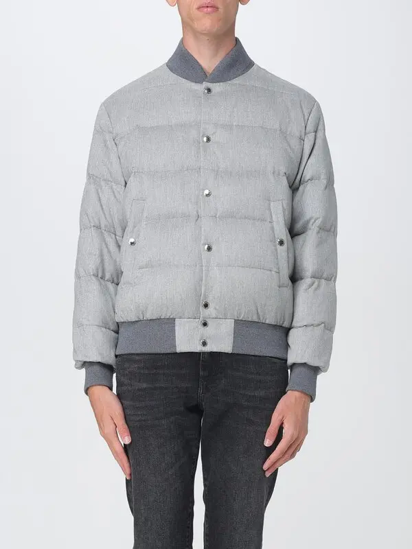 Dolce & Gabbana Reversible Flannel Padded Bomber Jacket