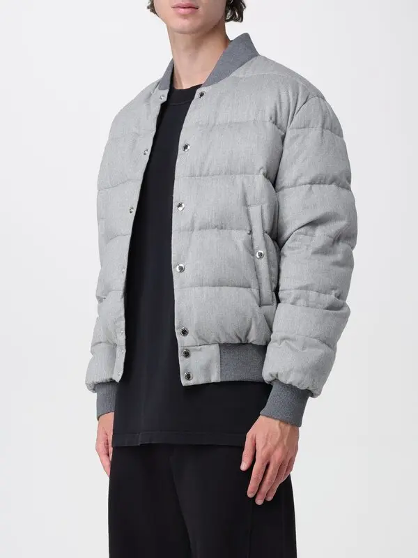 Dolce & Gabbana Reversible Flannel Padded Bomber Jacket
