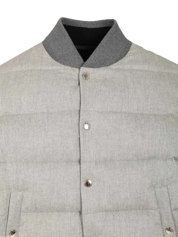 Dolce & Gabbana Quilted Cotton Padded Bomber Jacket