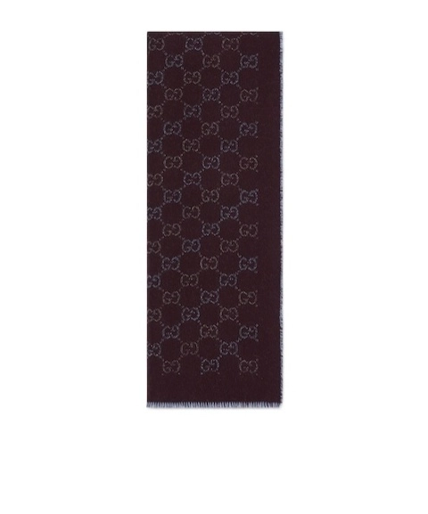 Gucci Gg Wool Jacquard Scarf
