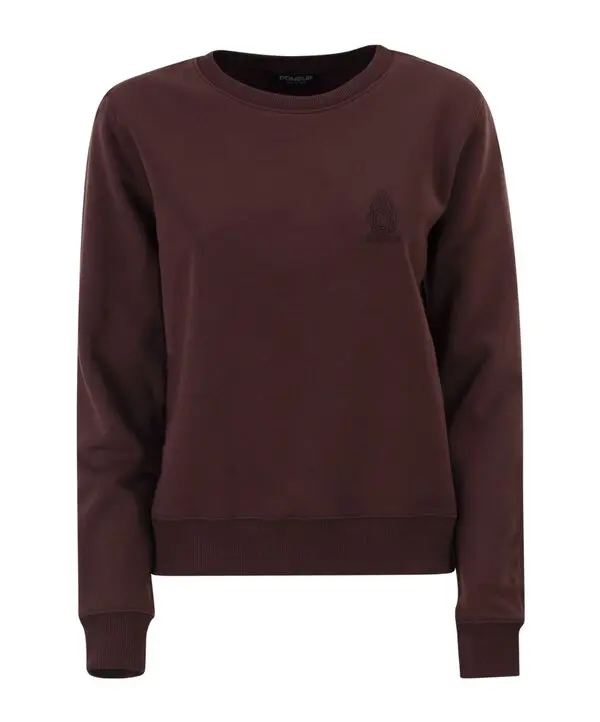 DONDUP Slim Fit Logo Sweatshirt