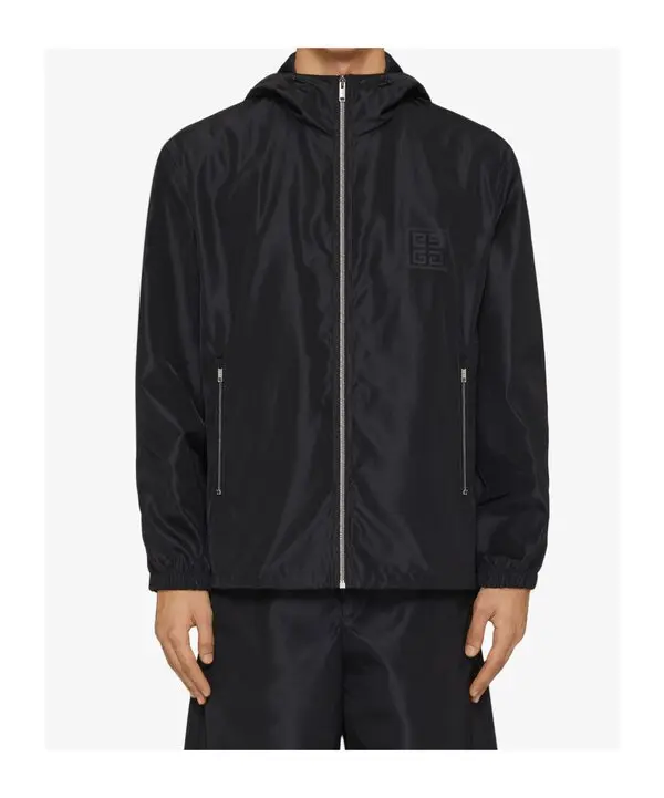 Givenchy 4g Emblem Zip-up Windbreaker