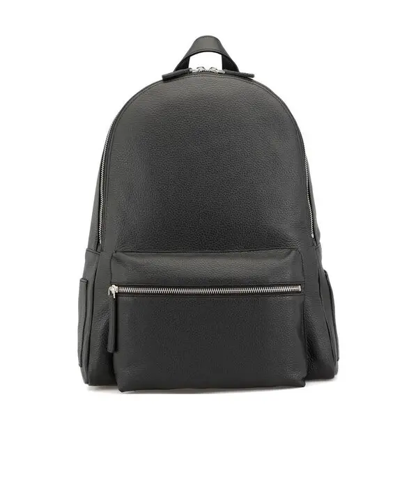 ORTIGNI Zaino Micron Deep In Pelle - Black