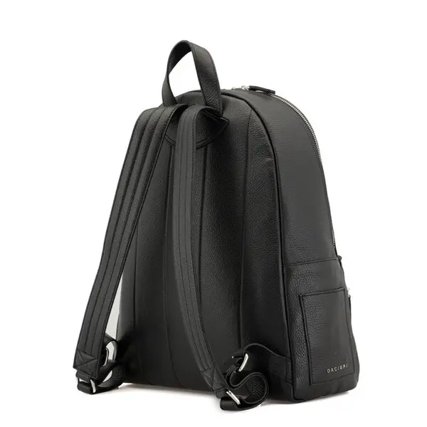 Orciani Backpack In Leather - Black