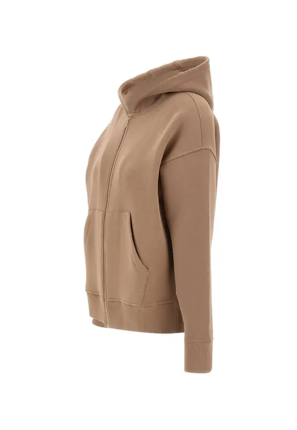 Max Mara Julia Zip-up Long-sleeved Hoodie - Nude