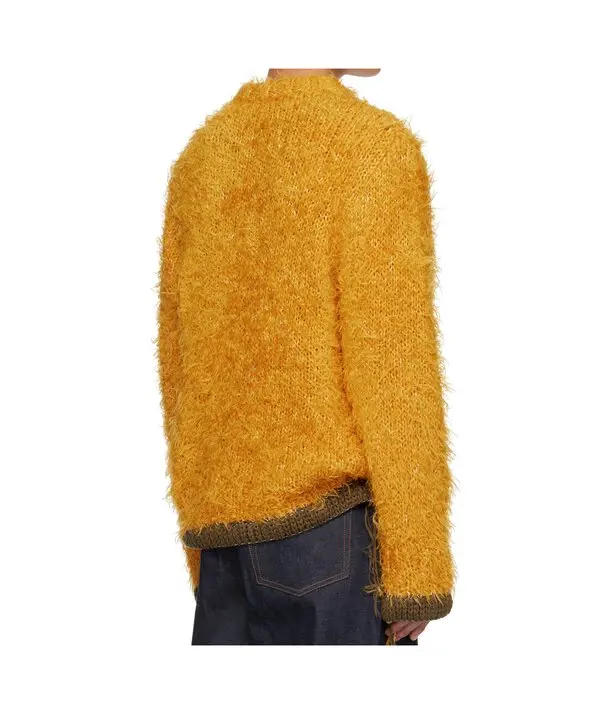 Sacai Textured Long Sleeve Sweater